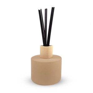 Diffuser – Matte Stone with Timber Cap – Artisan Candle Supplies
